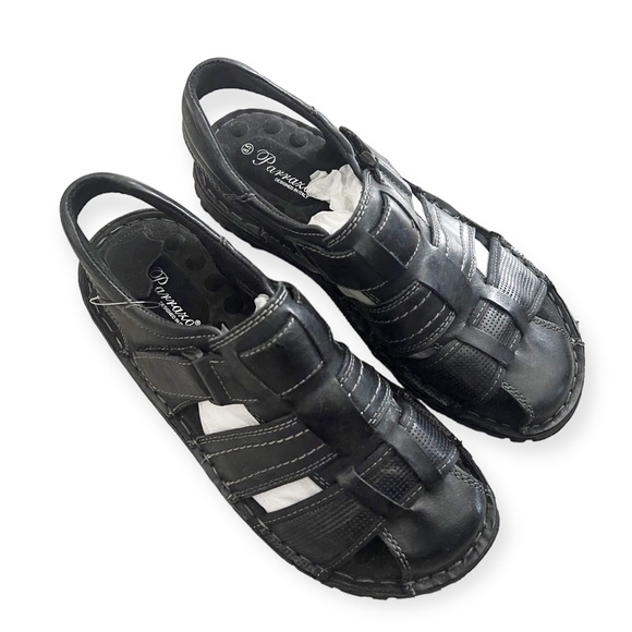 Parrazo | Shoes | Parrazo Made In Italy Leather Sandals Mens Size 85 ...